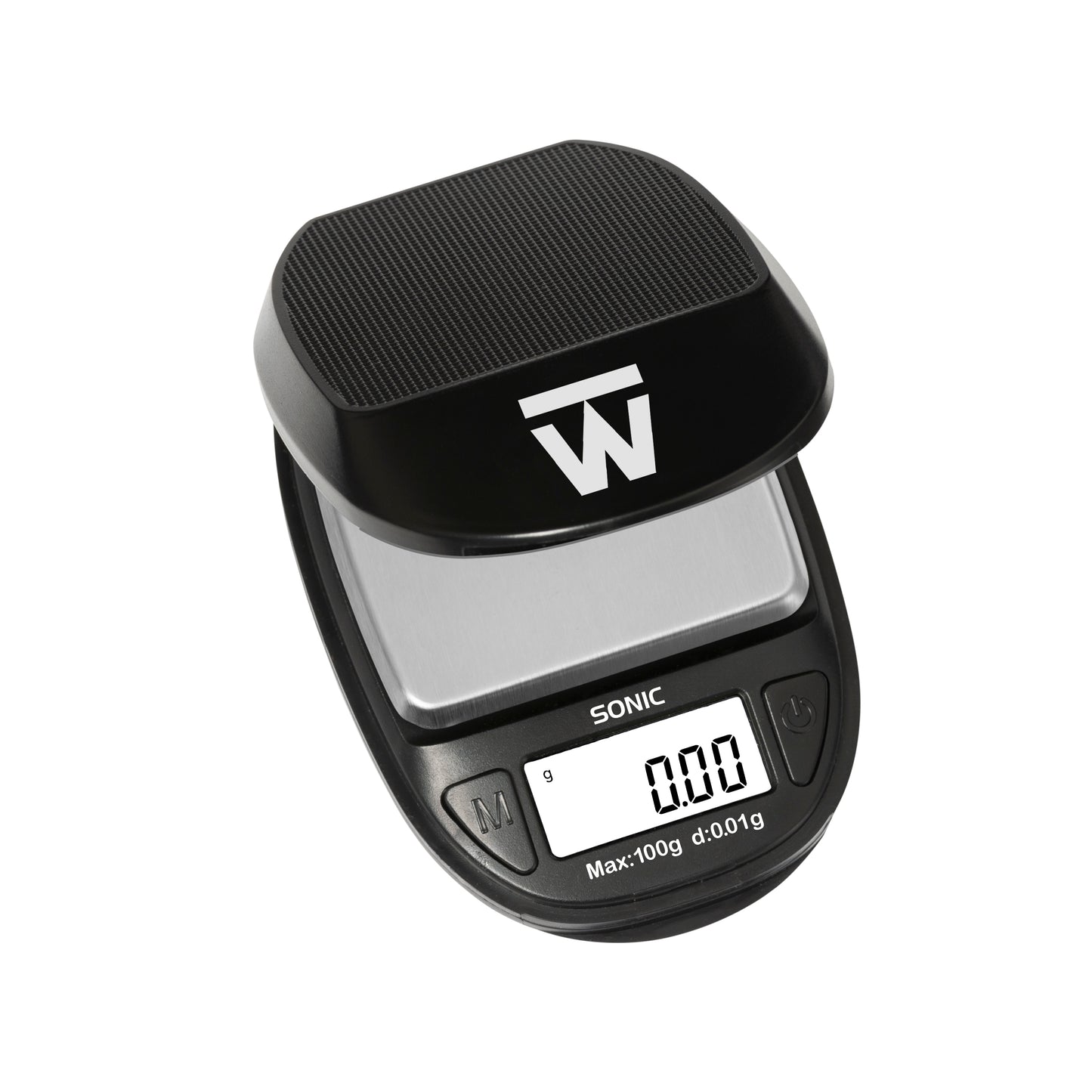 Truweigh Sonic Digital Mini Scale - 100g x 0.01g - Black Compact Scale